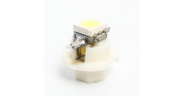 Led bec 1 smd 5050 soclu T5 B8.4D pentru bord de culoare alb